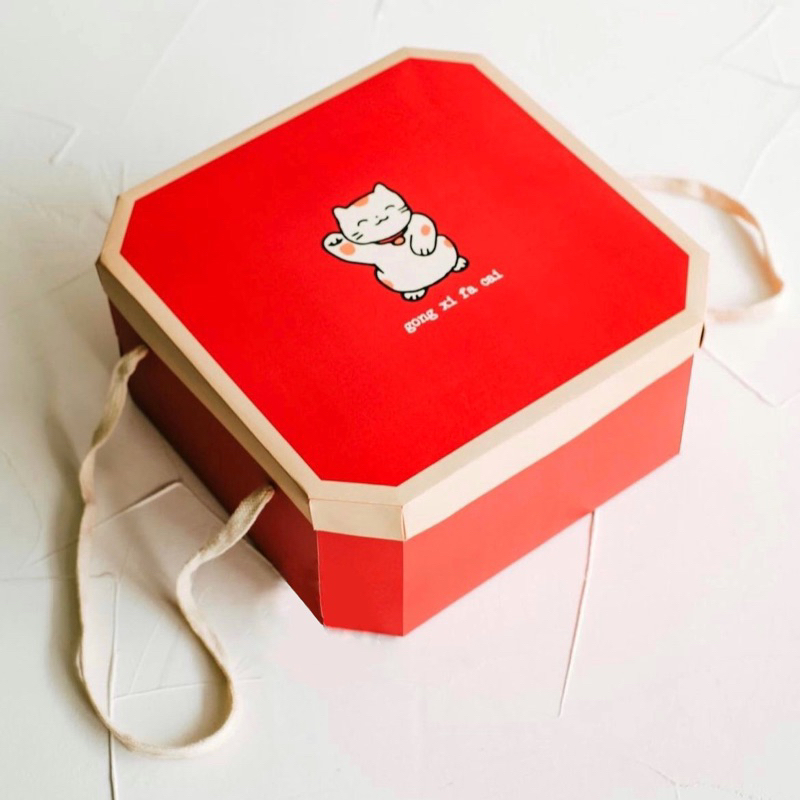 Jual Kotak Box CNY Imlek 25x25 Box Hamper Imlek Sincia Kotak Cake ...