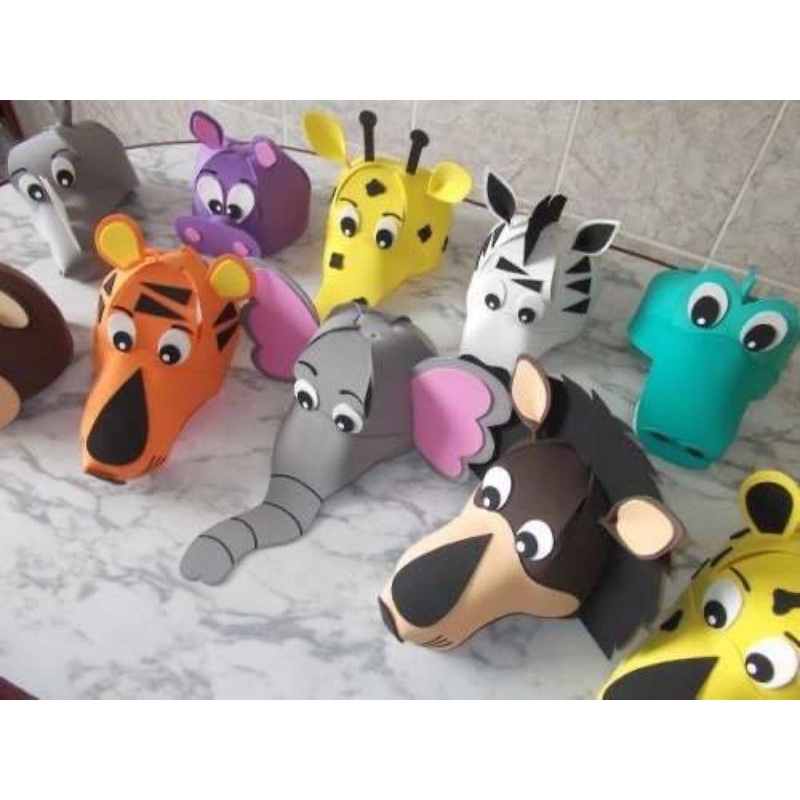 Jual topi hewan bahan spon ati (custom) | Shopee Indonesia