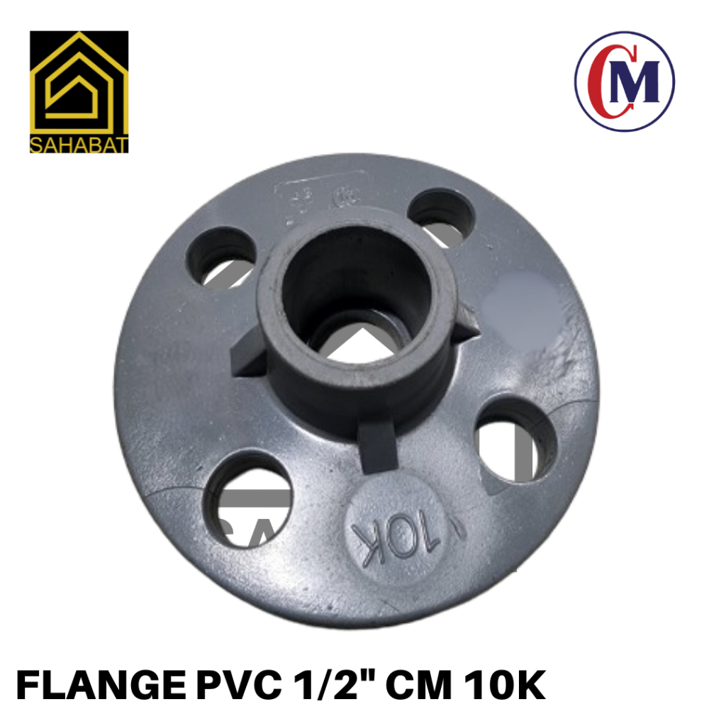 Jual Flange PVC 1/2" CM Taiwan AW JIS10K | Shopee Indonesia