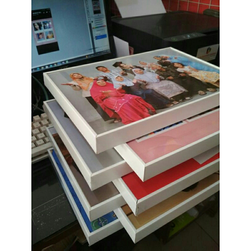 Jual CETAK FOTO FRAME BLOK 20cmx25cm | Shopee Indonesia