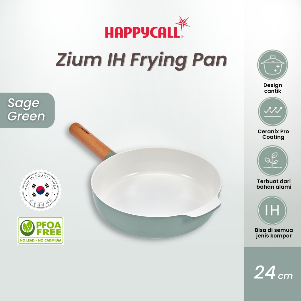 Jual Happycall Zium IH Frying Pan 24 cm - Alat Masak, Penggorengan Anti Lengket | Shopee Indonesia