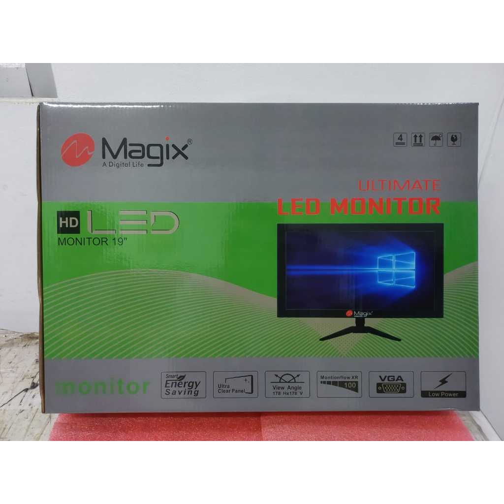 Jual LED MONITOR PC 19'' MAGIX (HDMI + VGA ) | Shopee Indonesia