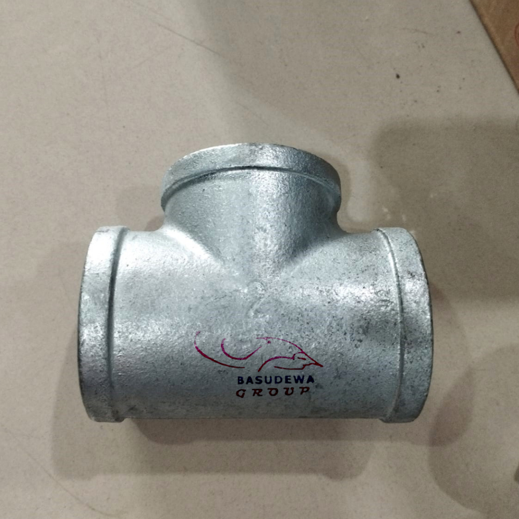 Jual TEE 2" GALVANIS / SAMBUNGAN PIPA T 2" GALVANIS / TEE 2 INCH ...