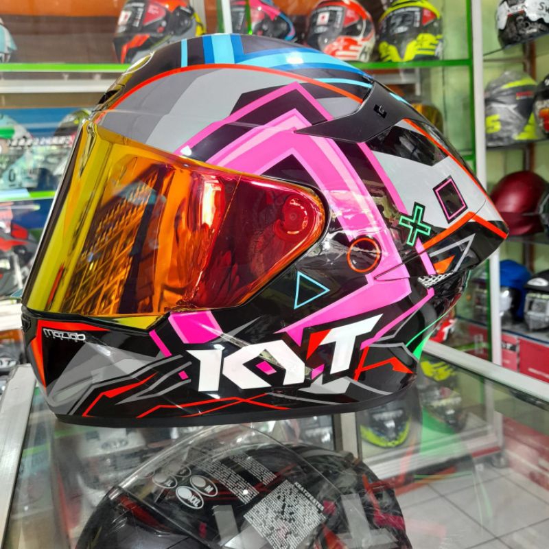 Jual helm kyt tt course RATTHAPARK PLAY REPLICA | Shopee Indonesia