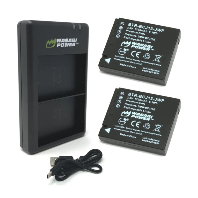Jual Wasabi Power Battery & Charger for untuk Panasonic DMW-BCJ13 DMW-BCJ13E DMW BCJ13 BCJ13E ...