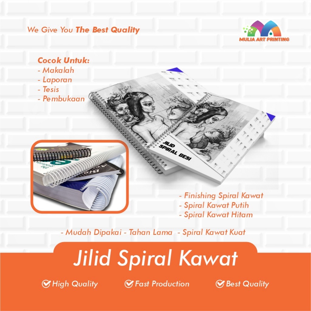 Jual JILID SPIRAL/KAWAT/BESI UNTUK MAKALAH/LAPORAN/PEMBUKUAN 1 JAM ...