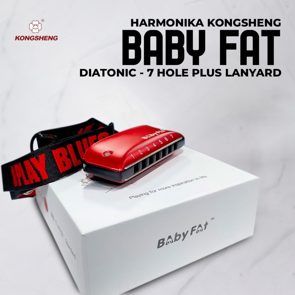 Jual Harmonica Harmonika Kongsheng Baby Fat 7 Hole Diatonic With ...