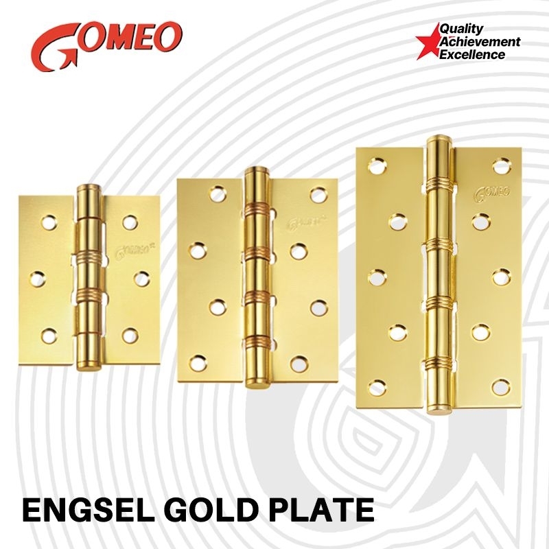 Jual Engsel Pintu Jendela Tebal Kuning GP Gomeo 3 4 5 Inch | Shopee ...