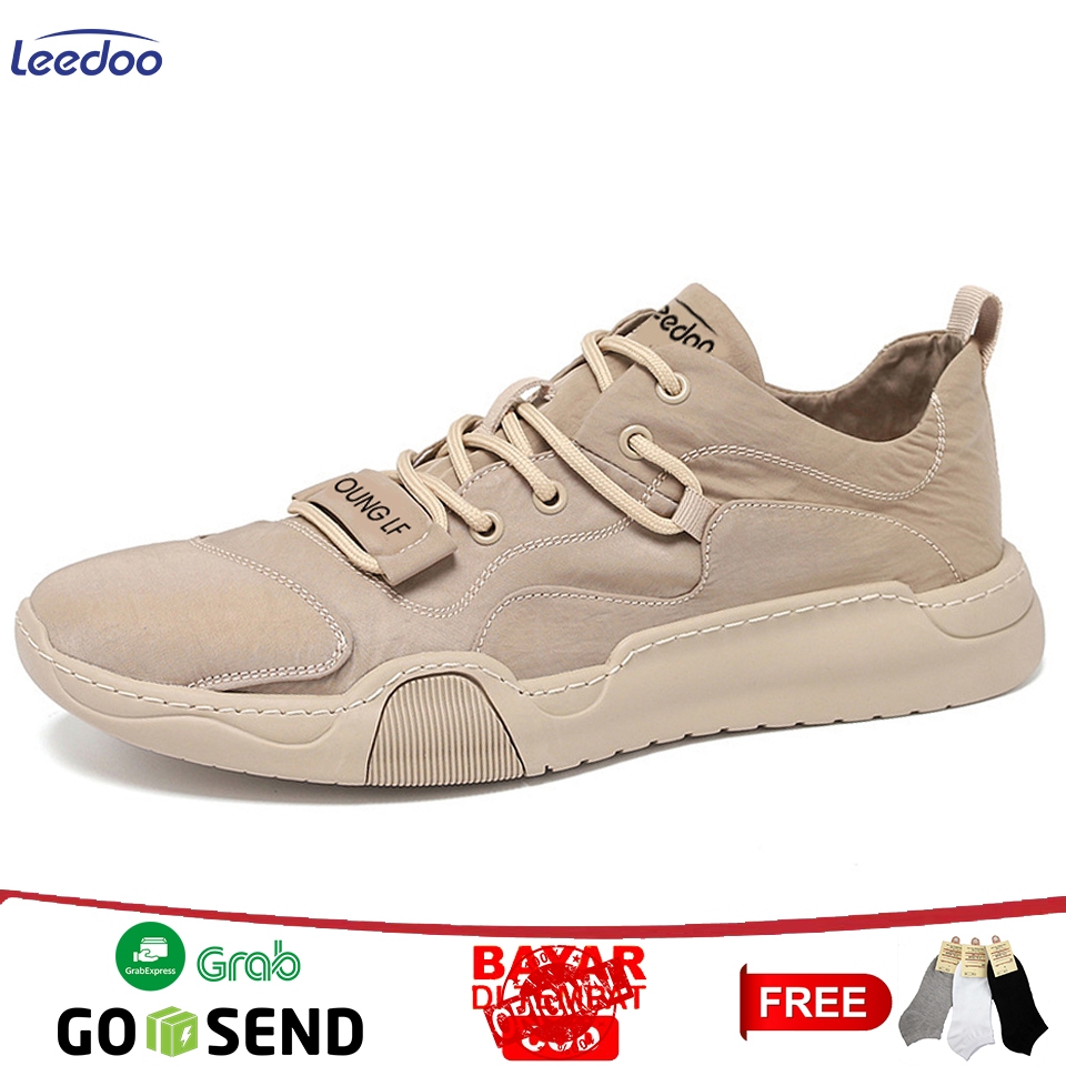 Jual Leedoo Sepatu Pria Kerja Casual Outdoor Fashion Kekinian Running ...