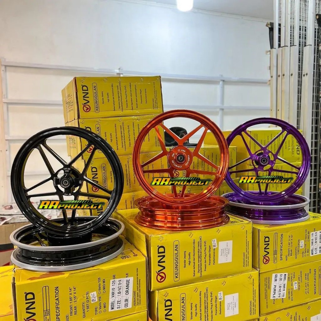 Jual Velg VND V Speed v2 gen 2 model Star untuk Beat/Scoopy/Genio/Vario125/150 / Vario160 CBS ...