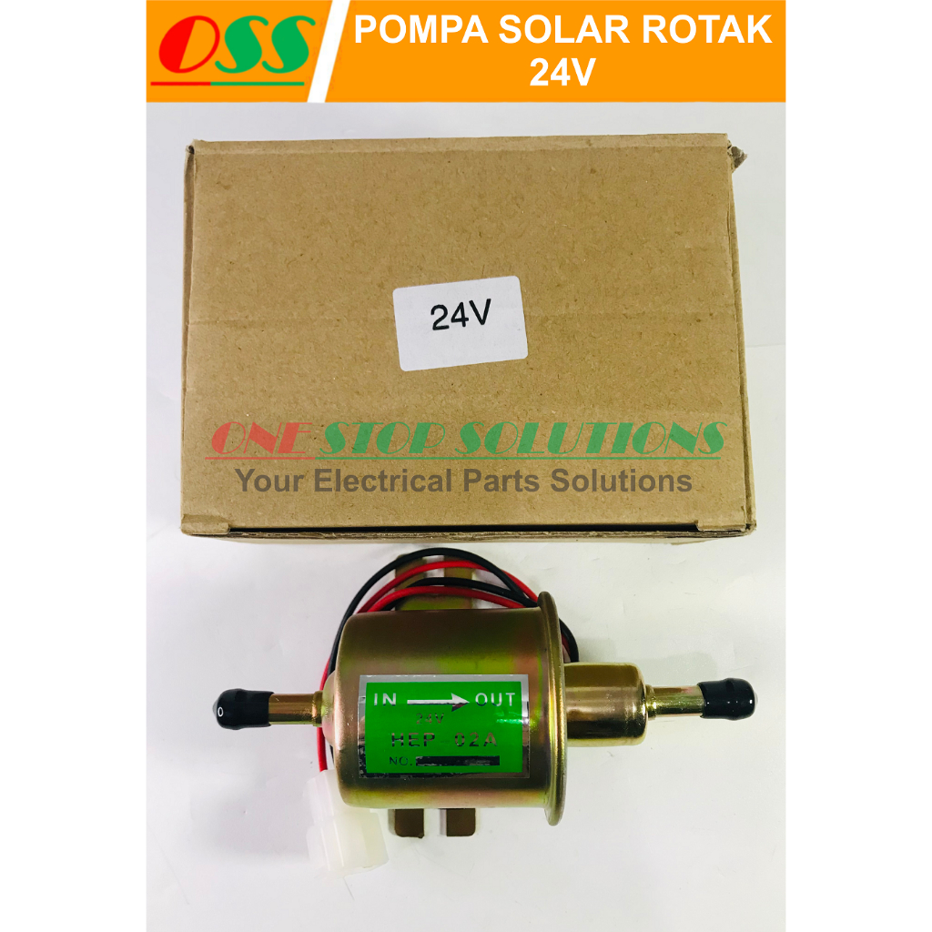 Jual POMPA SOLAR ROTAK ROTAX FUEL PUMP HEP-02A 24VDC | Shopee Indonesia