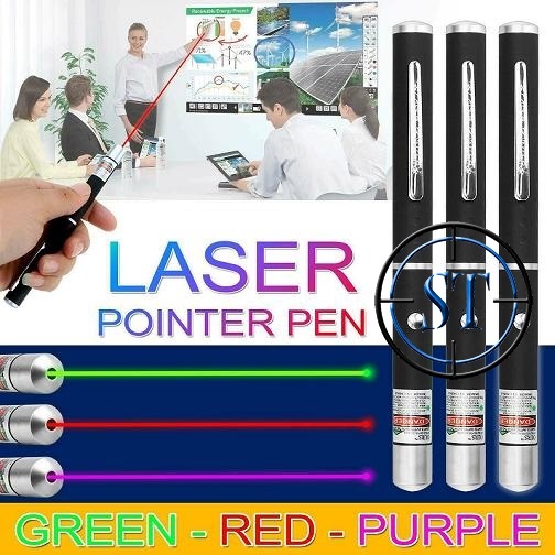 Jual Pen Laser Pointer 5mw Warna Beam Powerful Laser 5MW Pulpen daya Tahan Tinggi | Shopee Indonesia