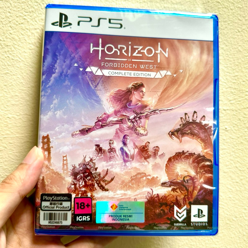 Jual Horizon Forbidden West Complete Edition Ps5 + DLC Burning Shores Region 3 Asia Kaset ...