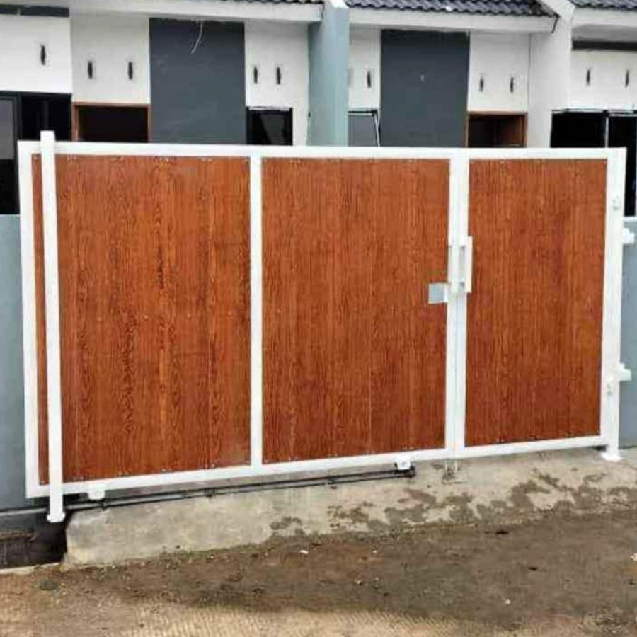 Jual pagar grc motif kayu | Shopee Indonesia