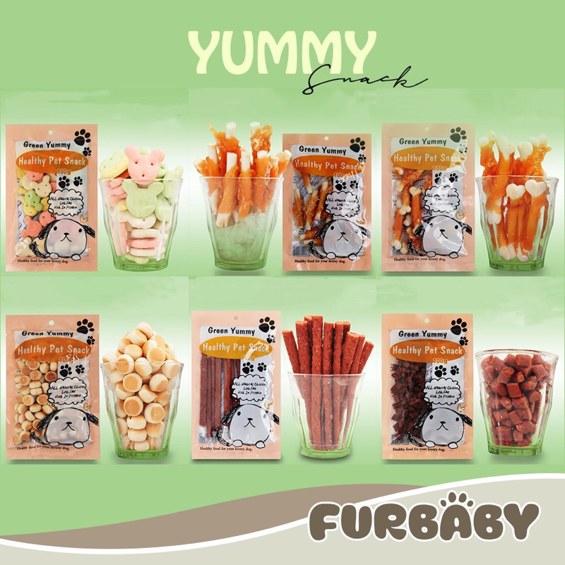 Jual [PROMO] Yummy Snack/Cemilan Anjing/ Dog Treats 100gr Termurah ...