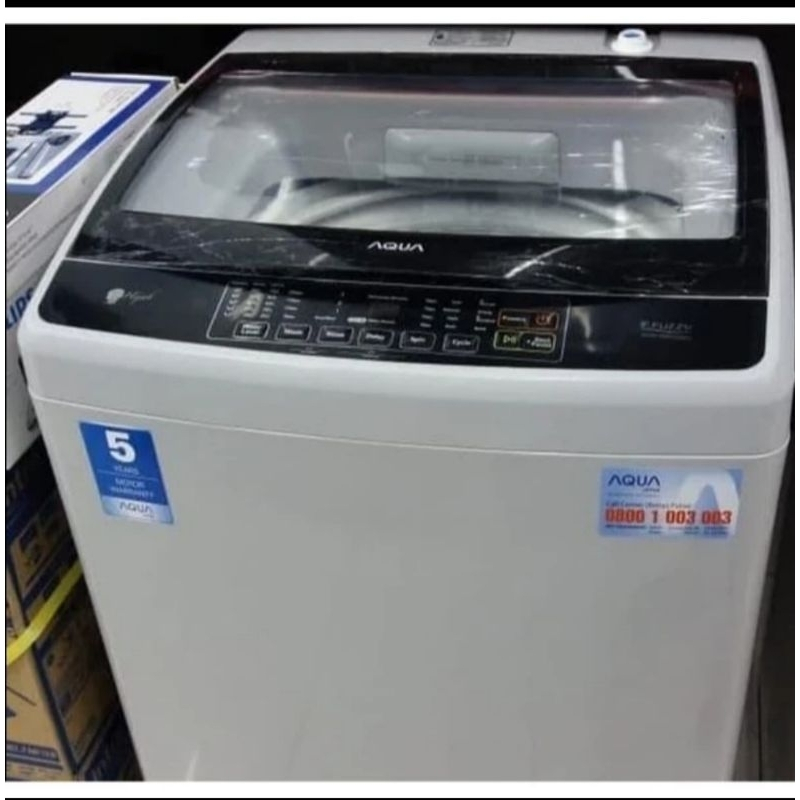 Jual Mesin Cuci AQUA 1 Tabung AQW 98 DD 9KG Otomatis Loading | Shopee ...