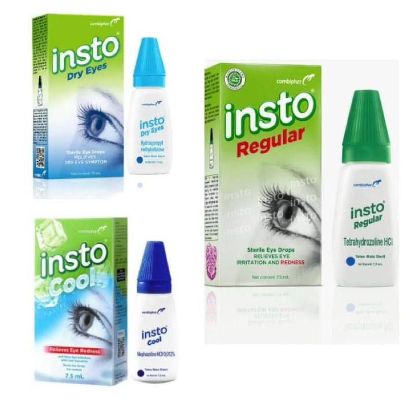 Jual INSTO REGULAR, COOL & DRY EYES 7,5 ML & 15 ML | Shopee Indonesia