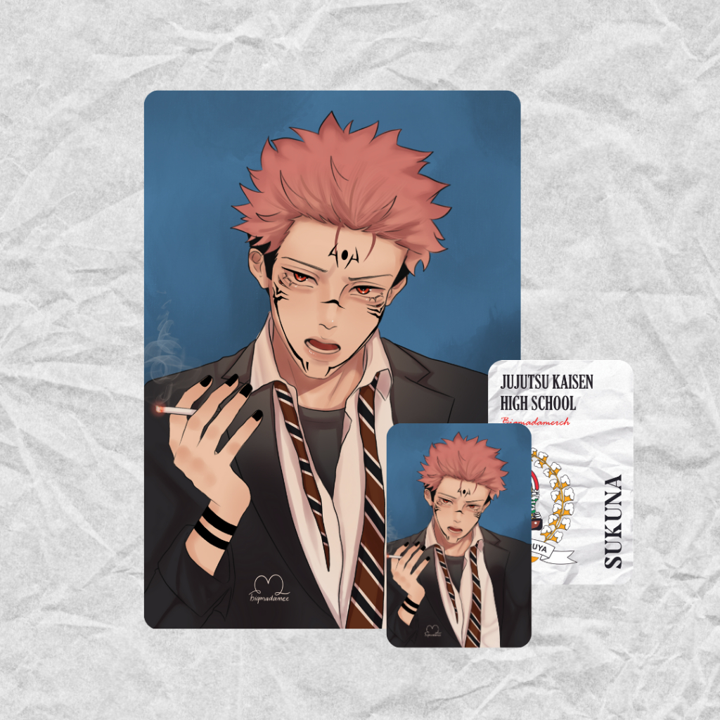 Jual JJK HIGH SCHOOL ARTPRINT AND PHOTOCARDS EDITION BY BIGMADAME ...