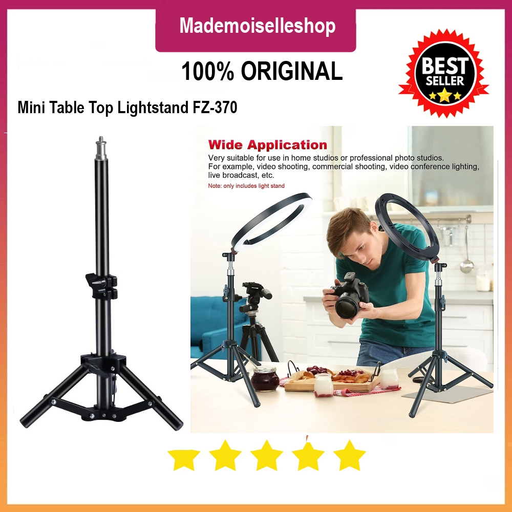 Jual JEIFN Table Top Lightstand FZ370 Mini Light Stand Mini Tripod ...