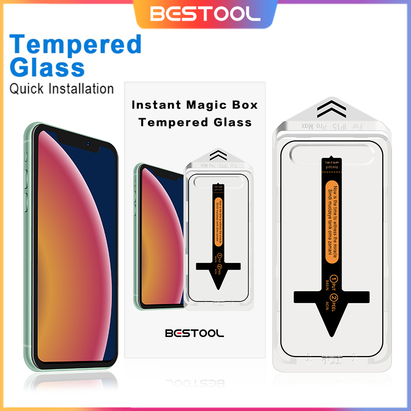 Jual BESTOOL Tempered Glass HD Easy Install Superfit Screen Protector ...