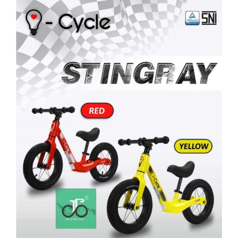 Jual Sepeda balance bike pushbike I-Cycle Stingray TERBARU (i cycle ...