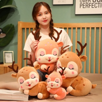 Jual Mainan Anak Boneka Rusa Rebah Lucu Bahan Yelvo Import Halus Dan ...