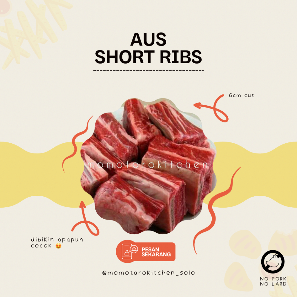 Jual Momotaro Australian Short Ribs 500g / Iga Sapi / Mentah Siap Masak ...