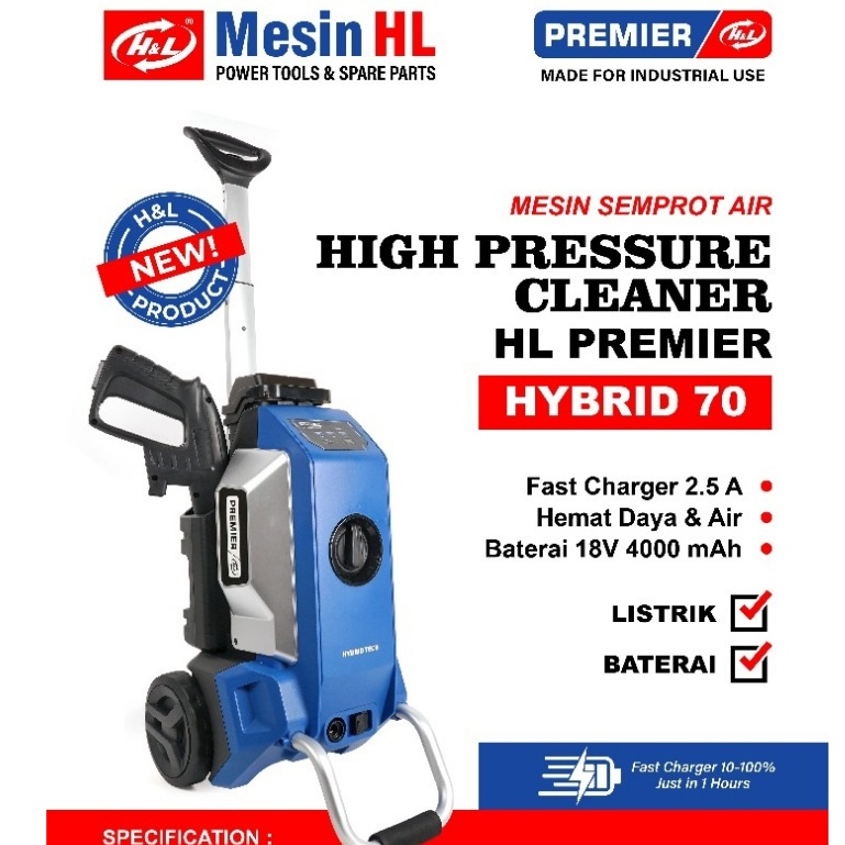 Jual Jet Cleaner H&L Mesin Cuci Steam / High Pressure Premier HL Hybrid ...