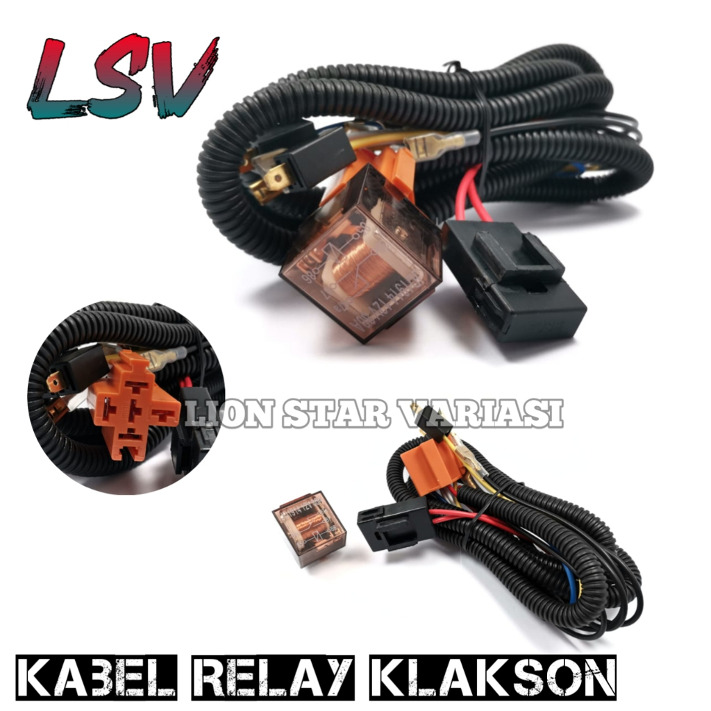 Jual Kabel Relay Klaskon Motor Mobil Universal Kabel Set Dan Relay ...
