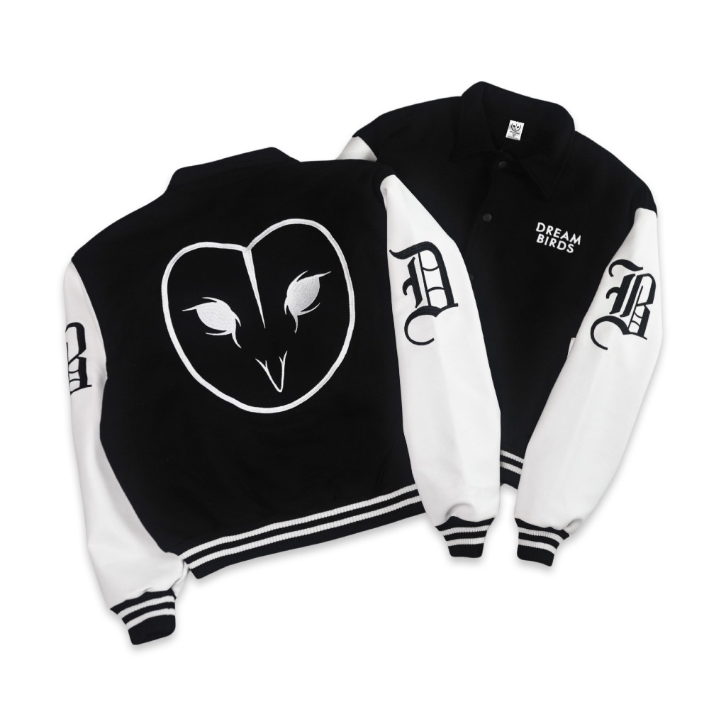 Jual DREAMBIRDS "CLASSIC BLACK" VARSITY JACKET (STANDARD) | Shopee ...