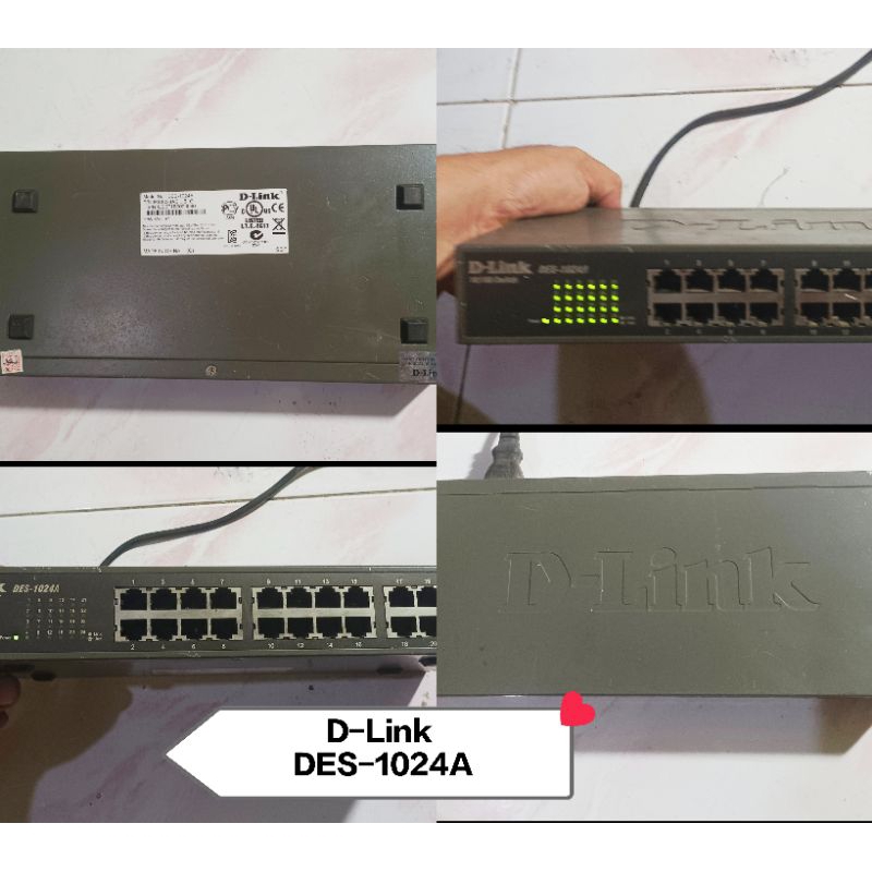 Jual D-Link DES-1024A Ver:B1 hidup dan masih ori belum pernah masuk ...