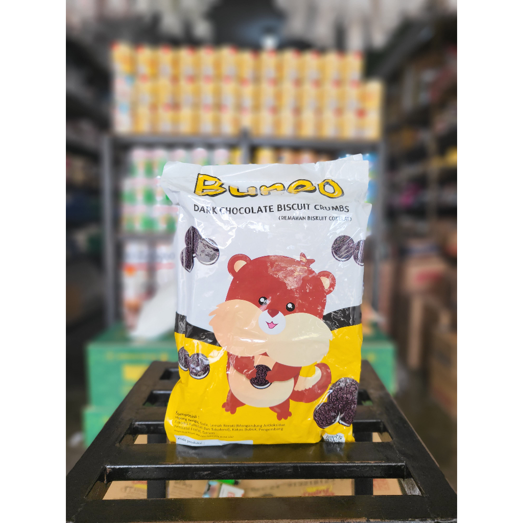 Jual Remahan Biskuit Oreo Bureo Dark Coklat 1 kg | Shopee Indonesia