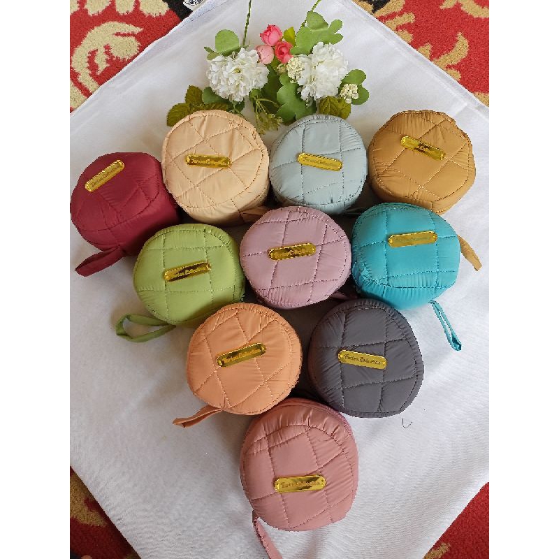 Jual Mukena Traveling Mini Pouch Kromboloni | Shopee Indonesia