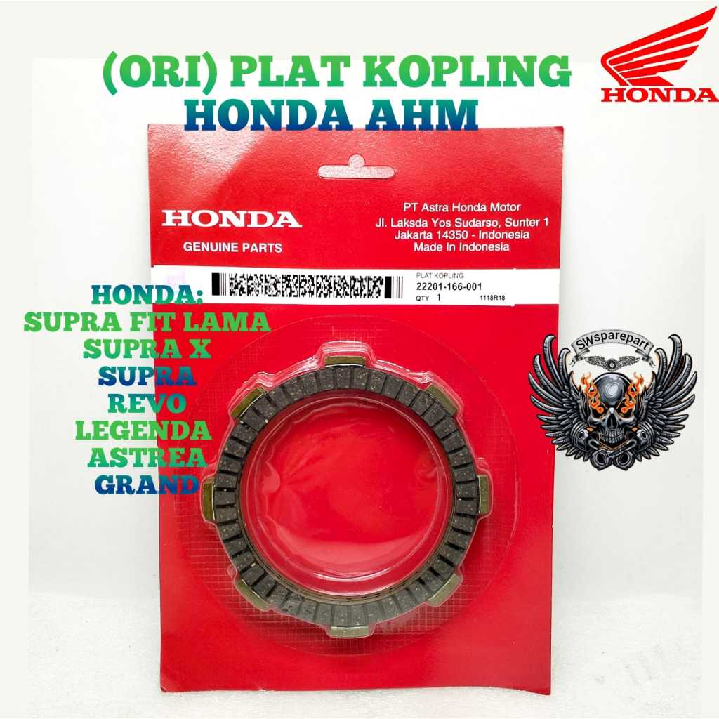 Jual KAMPAS KOPLING HONDA AHM GRAND LEGENDA PRIMA ASTREA STAR X 110 SUPRA FIT REVO LAMA KUALITAS ...