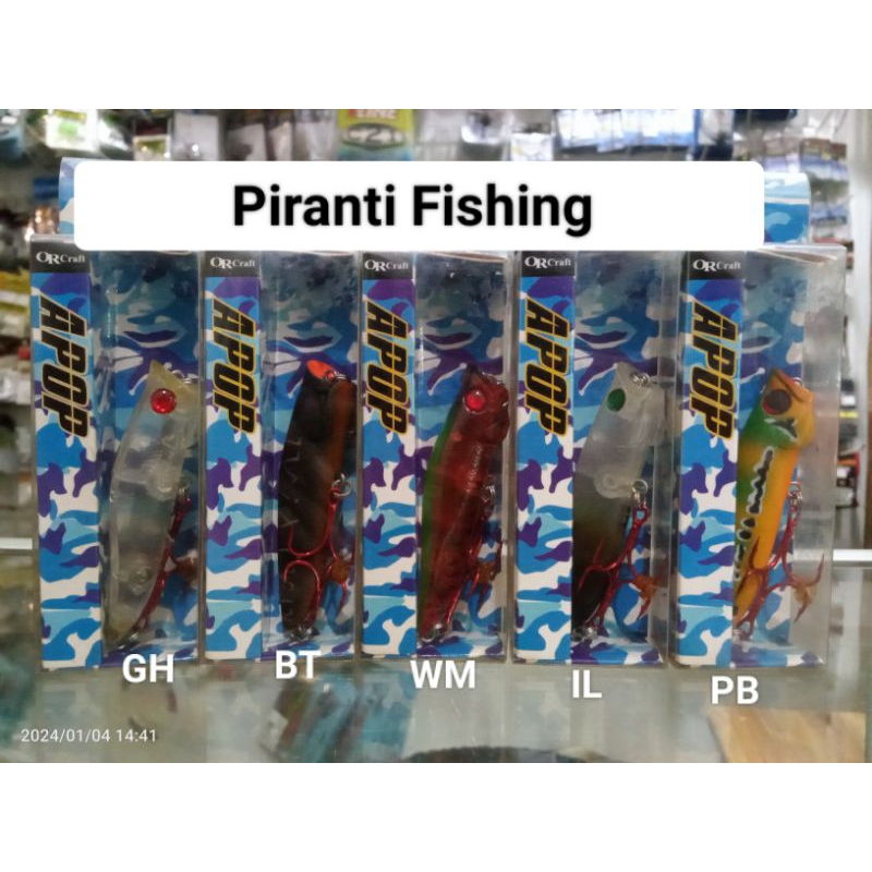Jual Lure Mini Popper Orcraft Apop 65mm | Shopee Indonesia