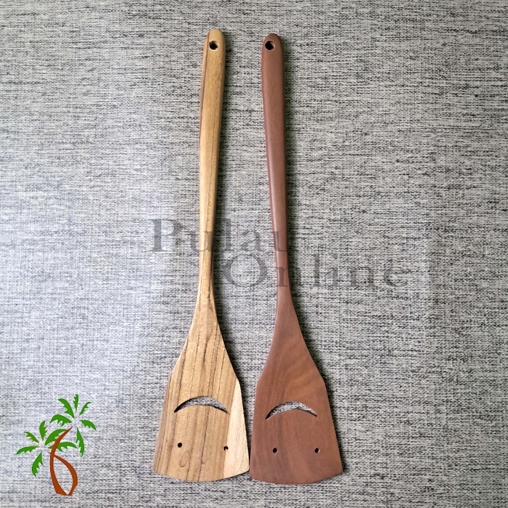 Jual Spatula kayu Emoticon panjang 35 cm - Sutil kayu boneka | Shopee ...