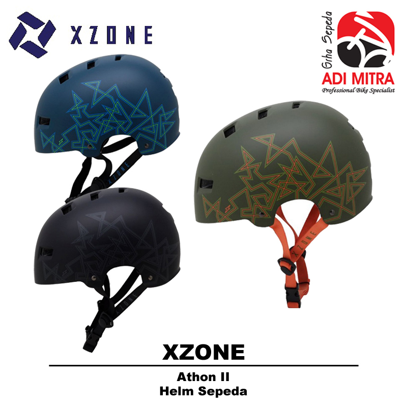 Jual XZone Athon II BMX Helmet Helm Sepeda Helm Batok | Shopee Indonesia