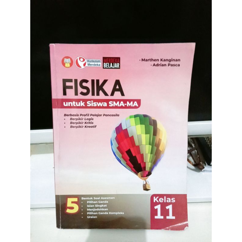 Jual Buku Paket Fisika kelas 11 (kurikulum merdeka) | Shopee Indonesia