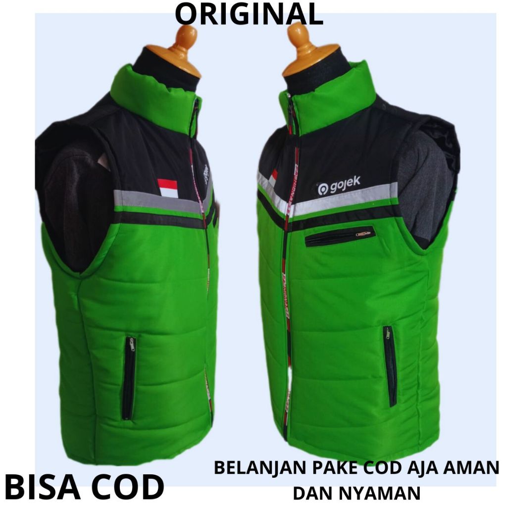 Jual BEST SELLER !!! Rompi GO(JEK) Terbaru Bahan Parasut Waterproof ...