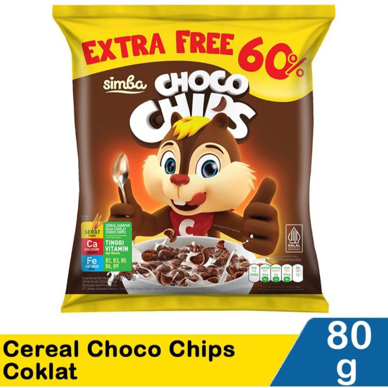 Jual Simba Sereal Choco Chips Cokelat 55G | Shopee Indonesia