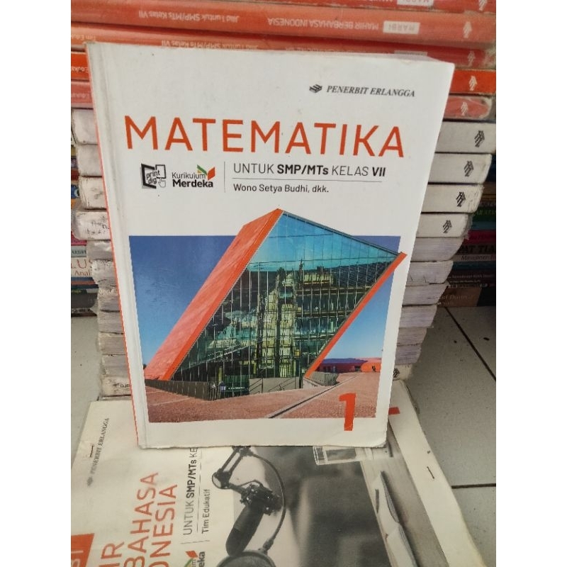 Jual Buku Matematika smp kelas 7/1 Erlangga Kurikulum merdeka | Shopee ...