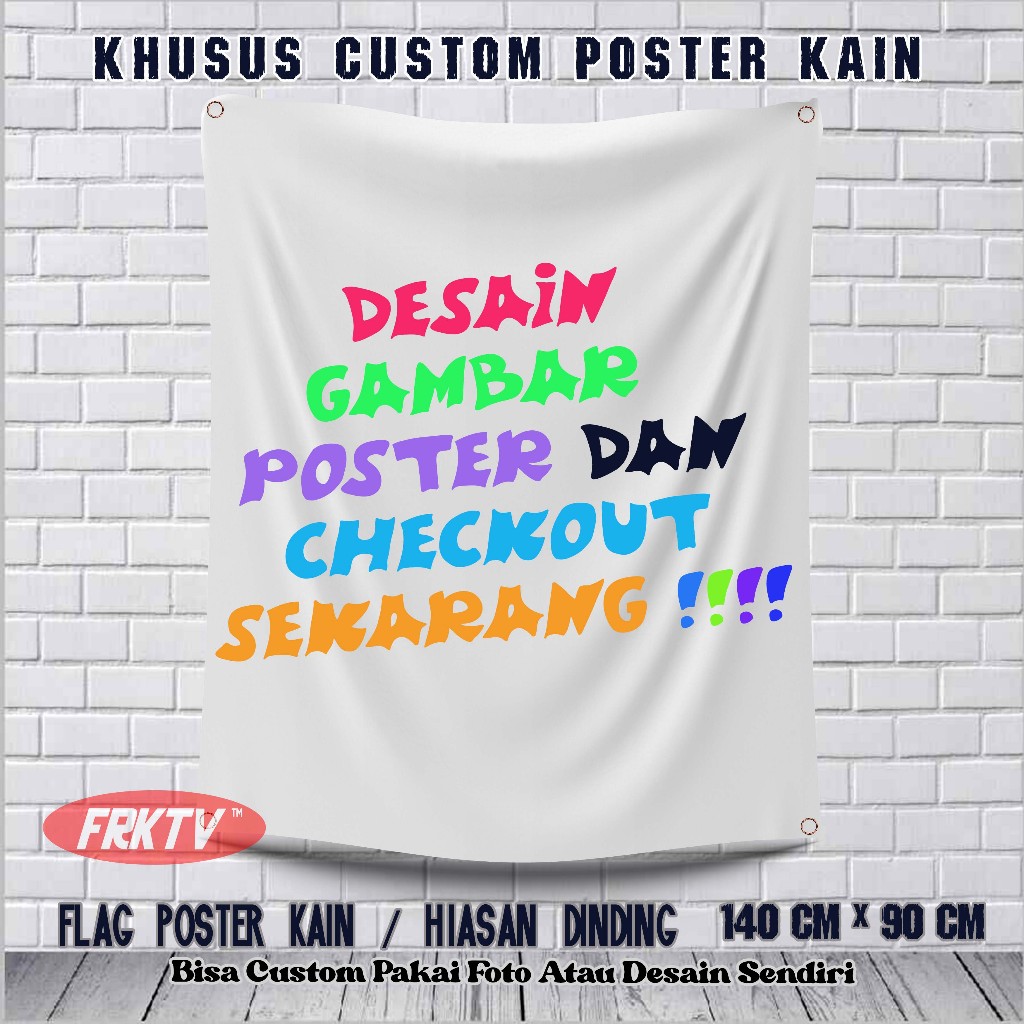 Jual Poster Kain Dinding Hiasan Dinding Poster Band Poster Kamar ...