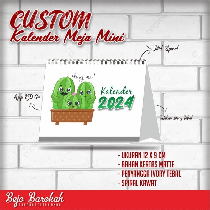 Jual KALENDER MEJA MINI / KALENDER KECIL / KALENDER DUDUK / KALENDER ...