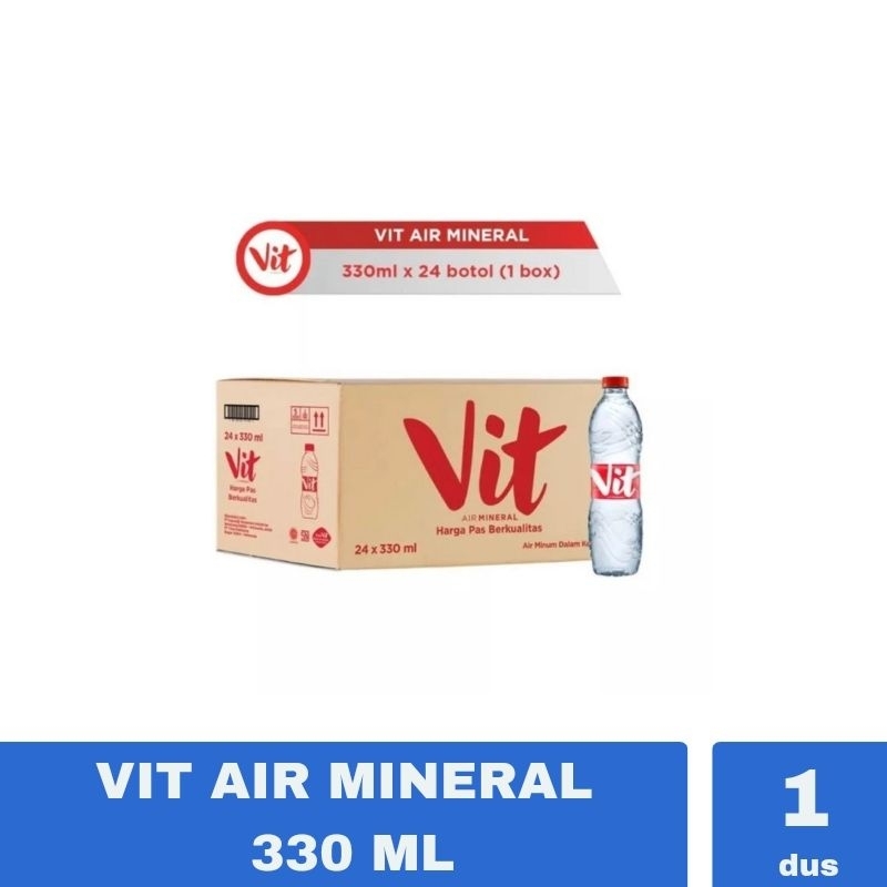 Jual Vit 330 Ml 1 Dus isi 24 Pc | Shopee Indonesia