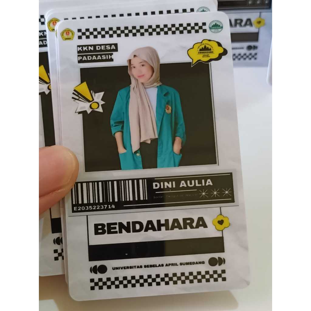 Jual CUSTOM MEMBER CARD // ID CARD std ATM / CETAK IDCARD // KARTU ...