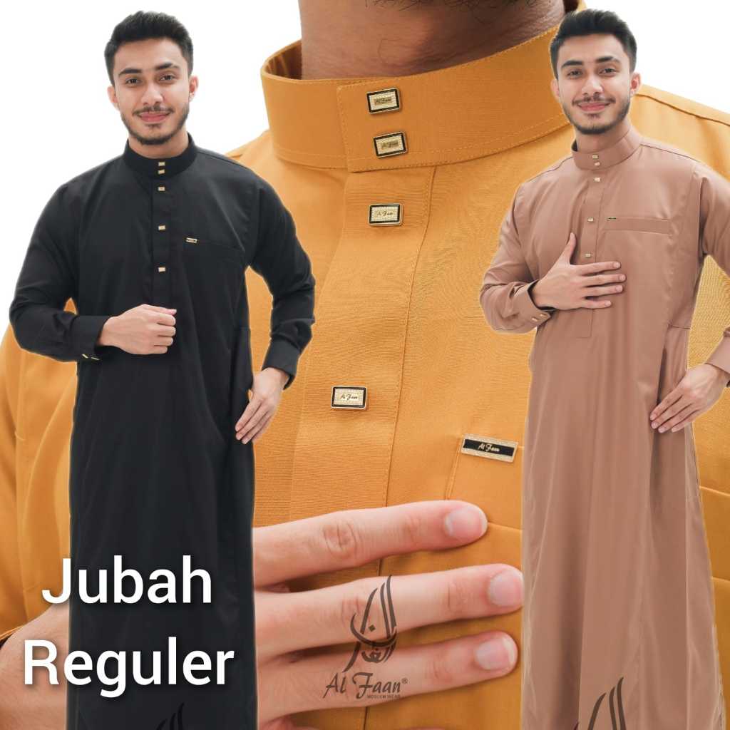 Jual Jubah pria Gamis Pria REGULER jubah pria muslim jubah gamis alfaan ...