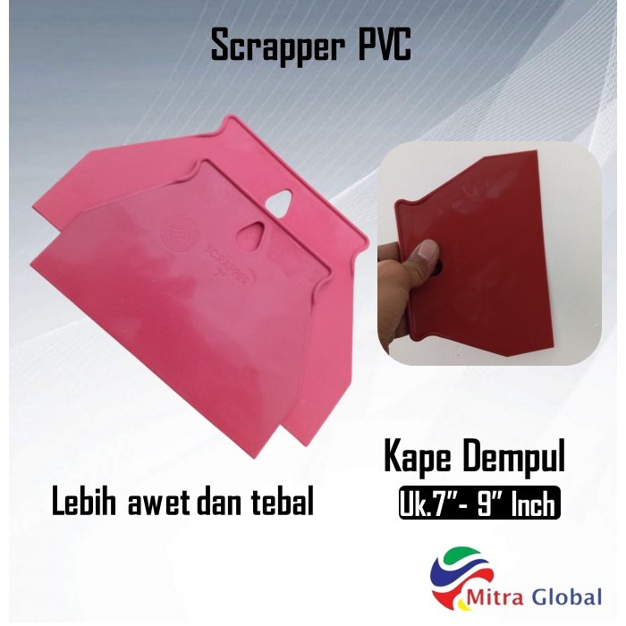 Jual KAPI PLASTIK PVC/KAPI PLAMIR PVC SIZE 7" DAN 9"/KAPI DEMPUL ...
