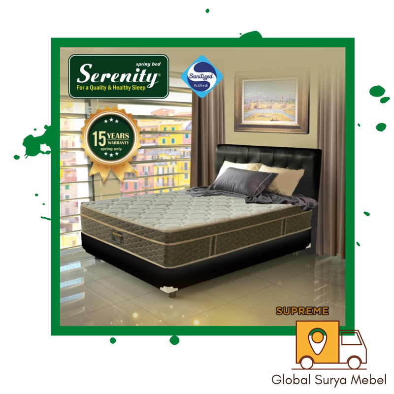 Jual Kasur Elite Serenity Spring Bed Tipe Supreme | Shopee Indonesia