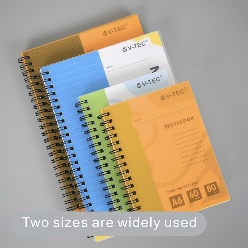 Jual V Tec Notebook A6 60 Sheets 80Gsm ( Ruled / Grid / Dotted ...