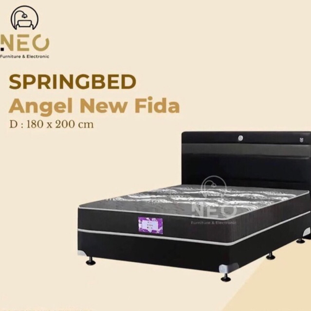 Jual NEO - SPRINGBED ANGEL NEW FIDA FULLSET KASUR AJA MATRASS ONLY SET ...